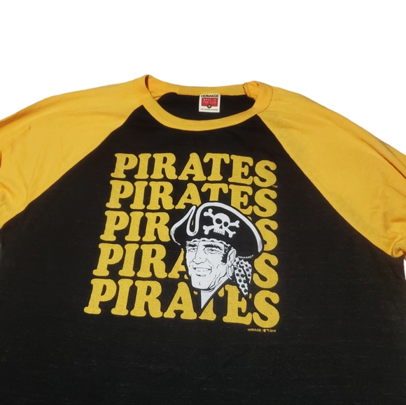 HOMAGE | Shirts | Old School Homage Pittsburgh Pirates Repeat 34 Sleeve ...